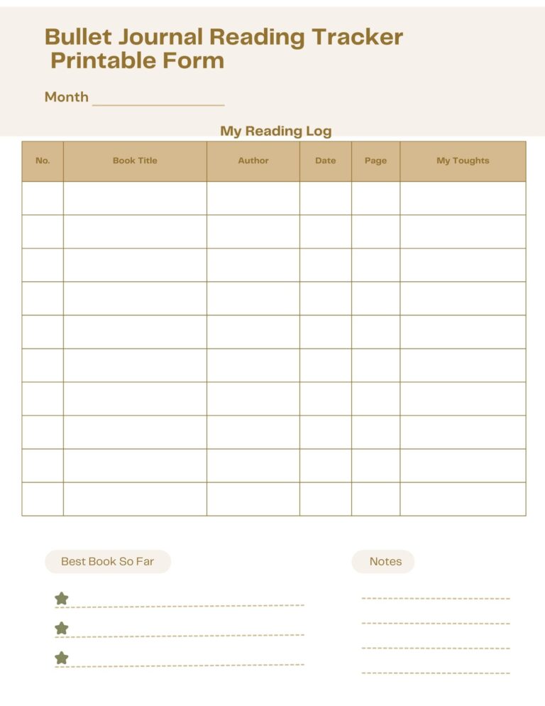 Free tracker for journaling printables & trackers mini printable for ...