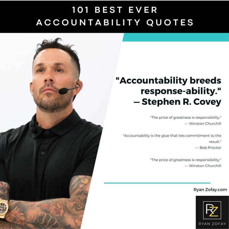 Best 101 Accountability Quotes for Growth and Leadership