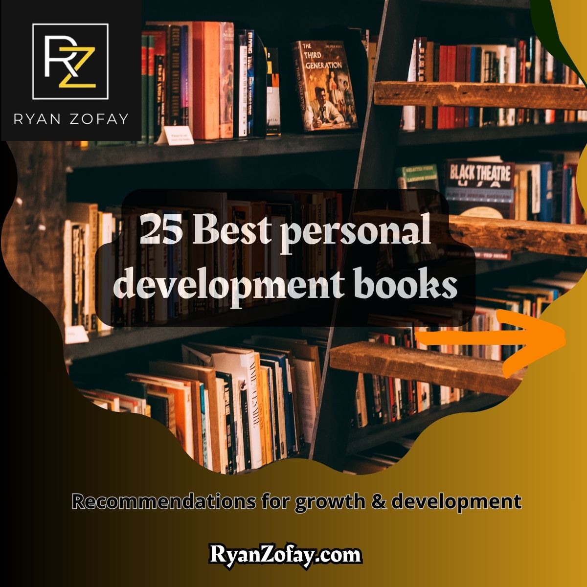 25 Best Personal Development Books : Ryan Zofay Author Coach