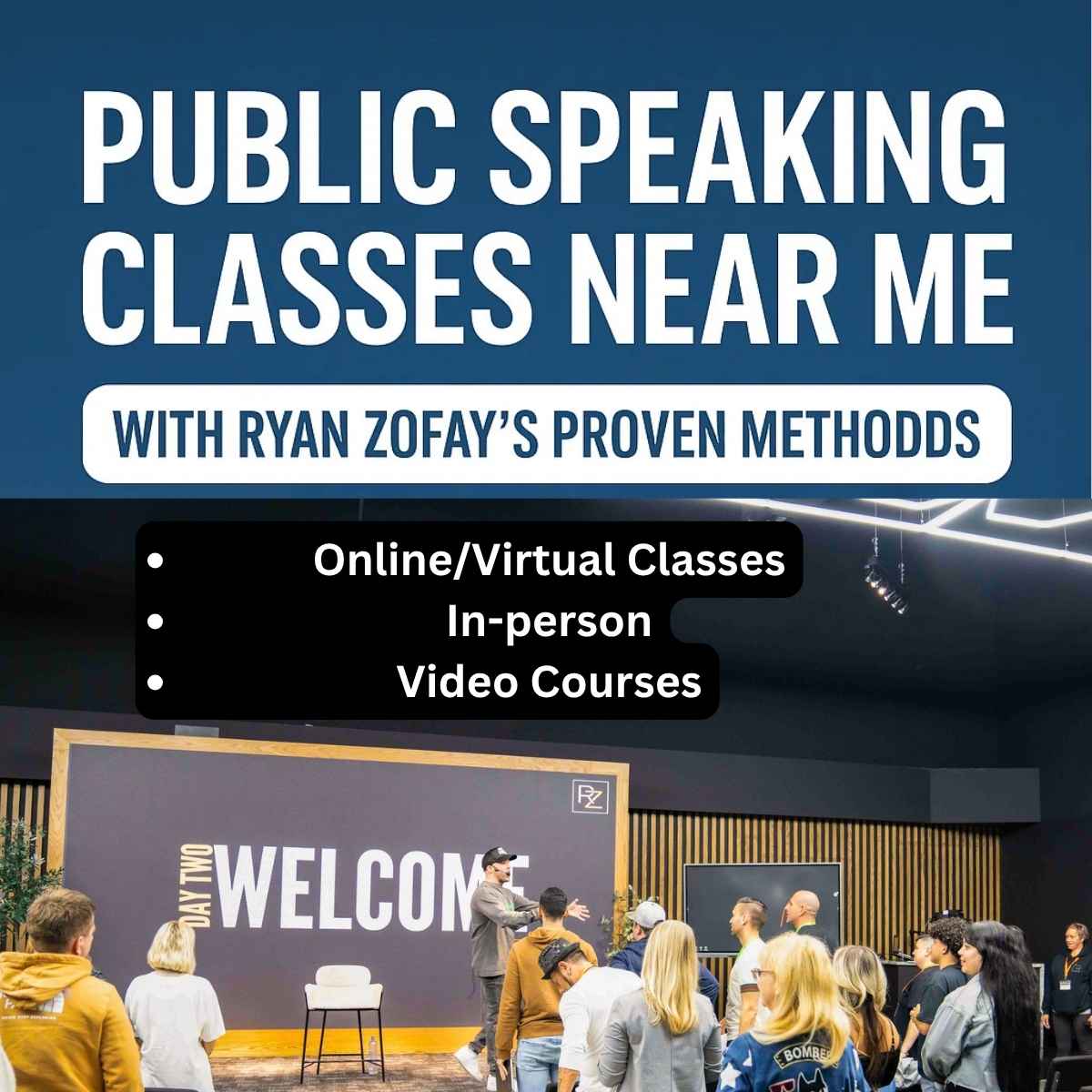3 Public speaking classes near me : Zofay’s Proven Approach